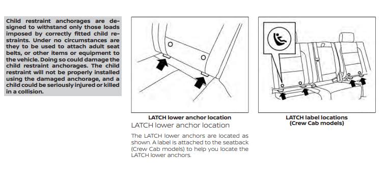 Nissan Navara 2019 D40 Ute - Australian Child Restraint Resource Initiative